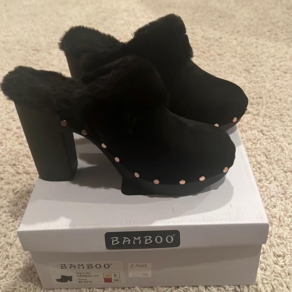 BAMBOO | Shoes | Fur Lined Clogs | Poshmark